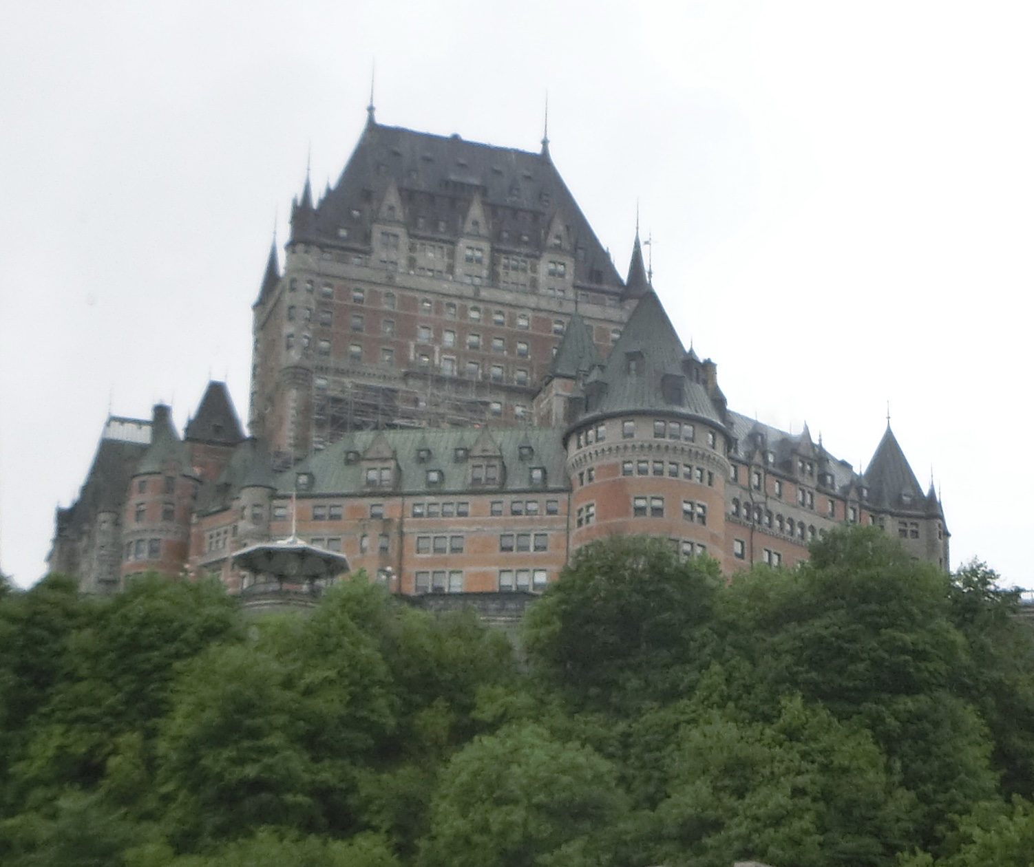 Day 74. Friday 12th July. Quebec to St Andre. Quebec. - A Kiwi and a Pom